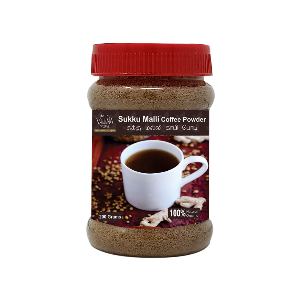 Sukku Malli Coffee Powder(No Coffee Beans)-200 Grams – Dakshaveena